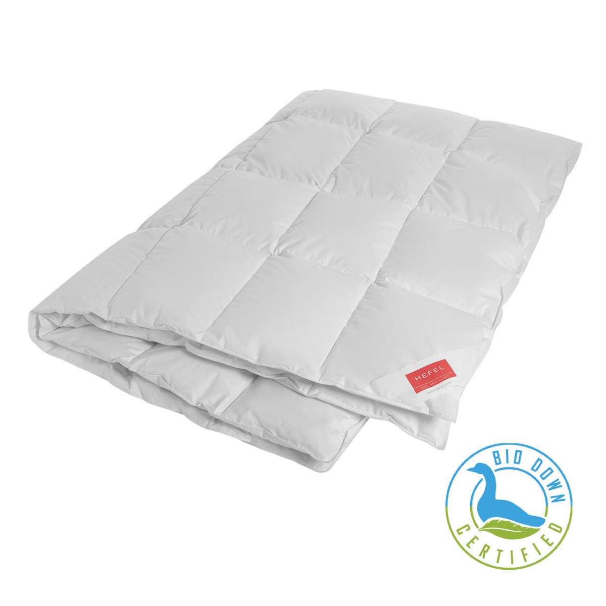 Hefel Premium Bio Goose Down Sommerduvet mit Daunenfüllung
